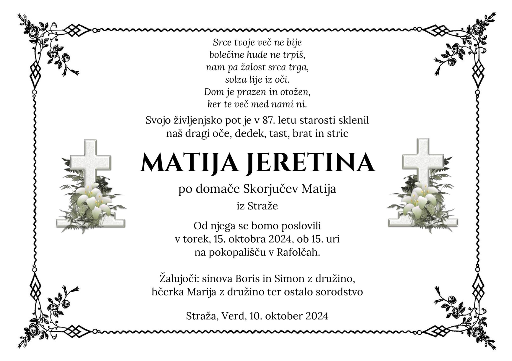 Osmrtnice: